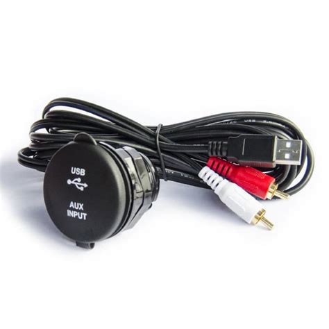 USB AUX m RCA Câble d extension AV étanche de Voiture câble tv vidéo son avis et