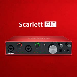 Focusrite Scarlett 8i6 (3rd Gen) USB Audio Interface - Cambium Retail