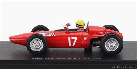 SPARK MODEL S1666 Scale 1 43 BRM F1 P57 N 17 BRITISH GP 1964 TONY