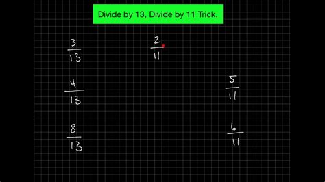 Vedic Math Division By And Division By Trick Youtube