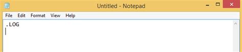How To Use Notepad To Create A Log File Techtown