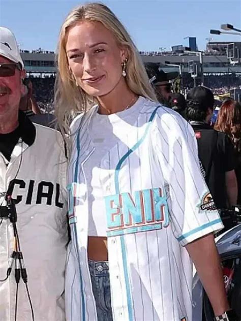 Sophie Cunningham Nascar Cup Series Championship Jersey Hit Jacket