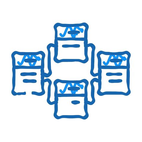 Relational Database Icon Doodle Illustration 49840540 Vector Art At