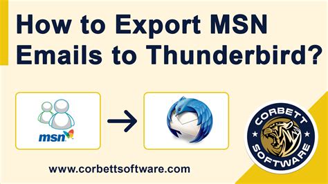 Export Msn Emails To Thunderbird Verified Solutions