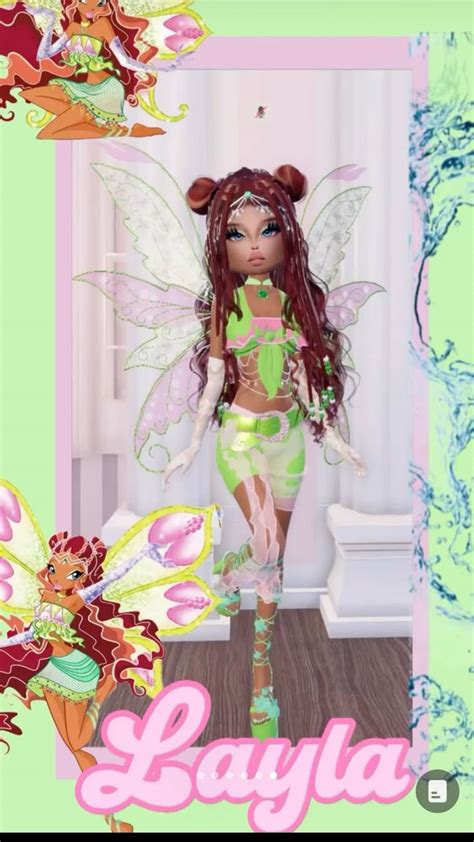 Layla Winx Dti Dtimode Dress To Impress Crazy Outfits Barbie Fairy