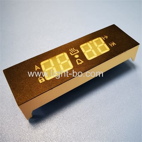 ultra white customized 4 digit 7 segment led display common anode for