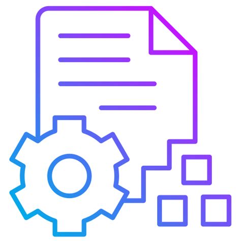 Digital Transformation Generic Gradient Outline Icon
