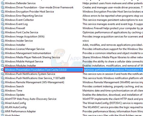 Fix PresentationFontCache Exe High CPU Or MEMORY Usage Appuals