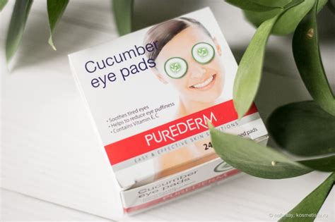 Огуречные подушечки Purederm Cucumber EYE Pads | Отзывы покупателей ...