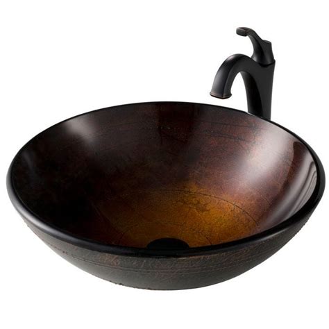 Copper Bathroom Faucets Vessel Sink Rispa