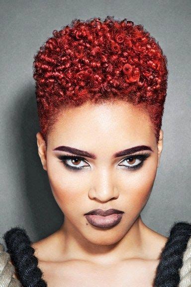 Absolutely Wonderful Red Curly Pixie Cuts Short Hair Cuts Natural