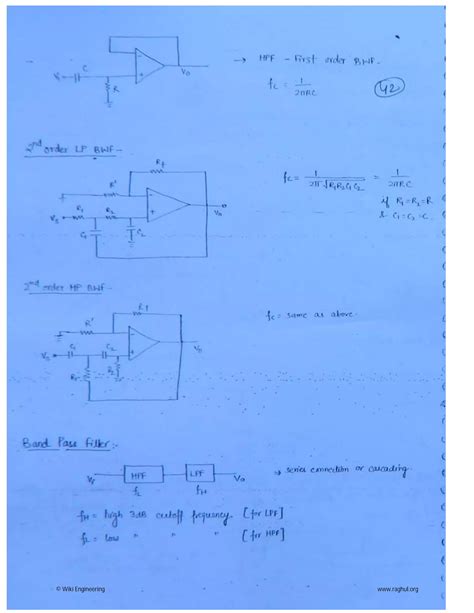 Analog Electronics Made Easy Hand Written Notes Gate Ece Pdf