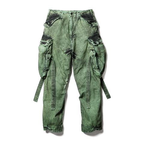 Gasmask Cargo Pants Green 077pam1 Julius Official Store
