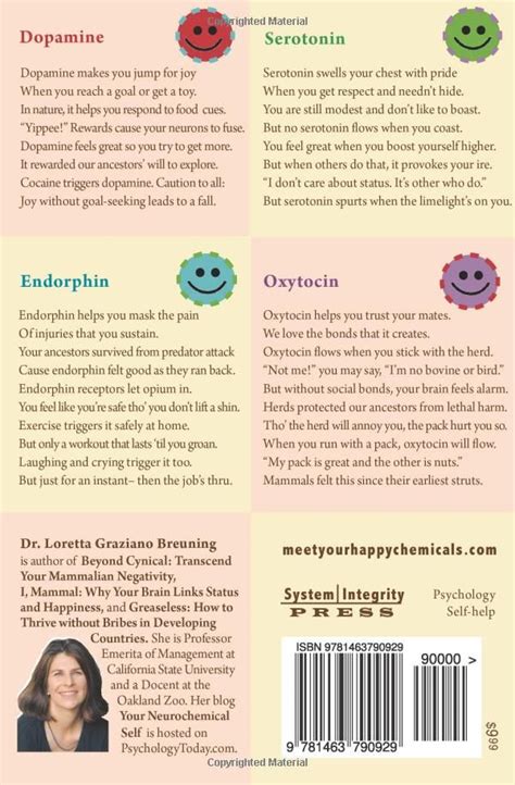 Meet Your Happy Chemicals Dopamine Endorphin Oxytocin Serotonin Serotonin Emotional