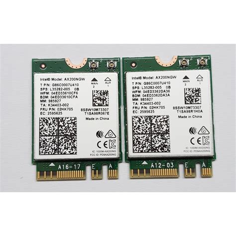 B N Card Wifi Laptop Intel Ax Ngw Khe M Ngff C Bluetooth Gi R B N M Y T Nh