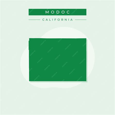 Premium Vector Vector Illustration Vector Of Modoc Map California