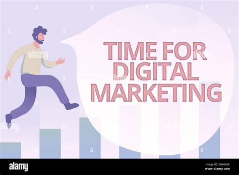 Handwriting Text Time For Digital Marketing Internet Concept Advantage On Technology Social