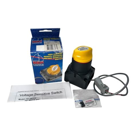 Bep Marine 701 Mdvs High Current Remote Operated Voltage Sensitive