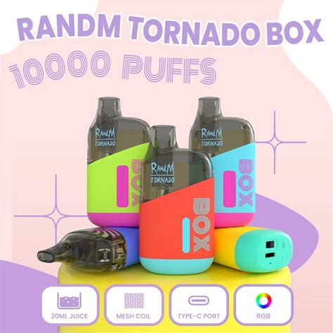 Pods Desechables RANDM TORNADO BOX 10000 Caladas Venta Al Por Mayor