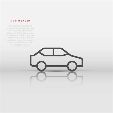 Ícone Do Carro Em Estilo Simples Ilustração Em Vetor Veículo Automotivo