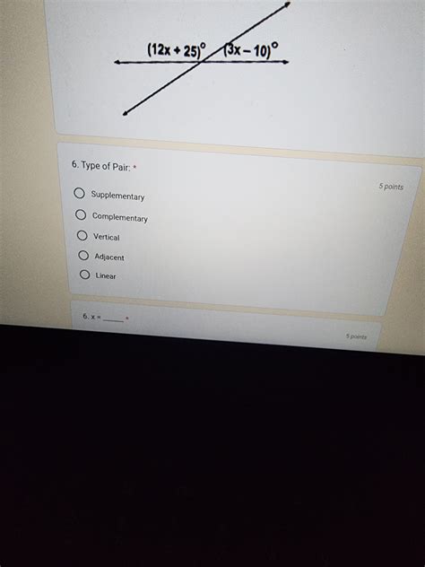 6 Type Of Pair Supplementary Complementary