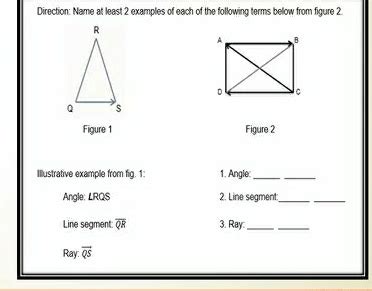 Solved Direction Name At Least Examples Of Each Of The Following Terms Below From Figure