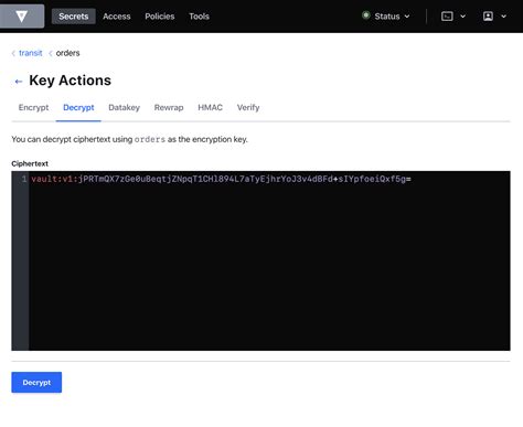 Encrypt Data In Transit With Vault Vault Hashicorp Developer