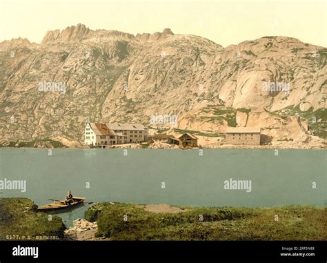 Grimsel Pass And Lake Grimsel Bernese Alps Bern Switzerland 1890