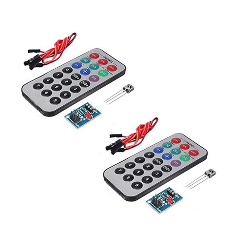 koobook 2sets hx1838 nec infrared ir wireless remote control sensor module ir receiver module