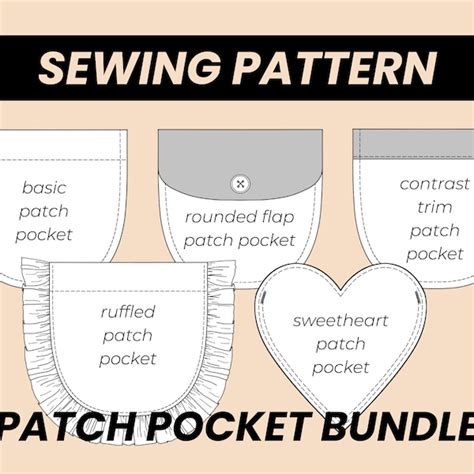 Patch Pockets Etsy