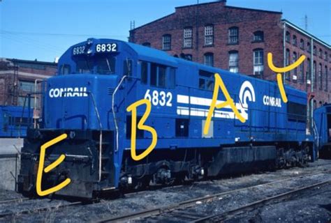Conrail Cr U28c 6832 Roster 1980 Original Kodachrome Ebay