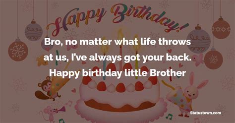 Happy Birthday Wishes For Little Brother In English Text Free Math