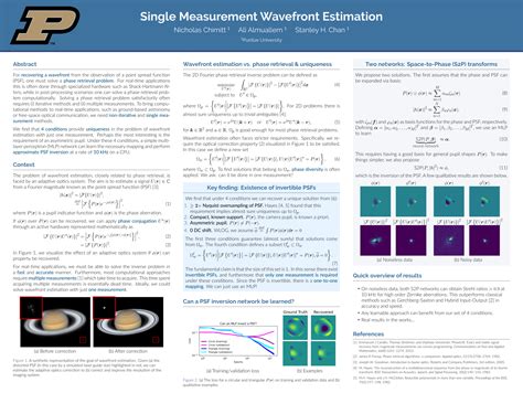 Computational Imaging Poster Session Imsi