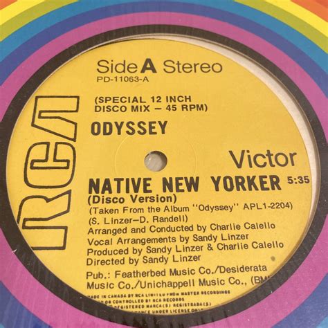 Yahoo オークション Odyssey Native New Yorker 12 Inch