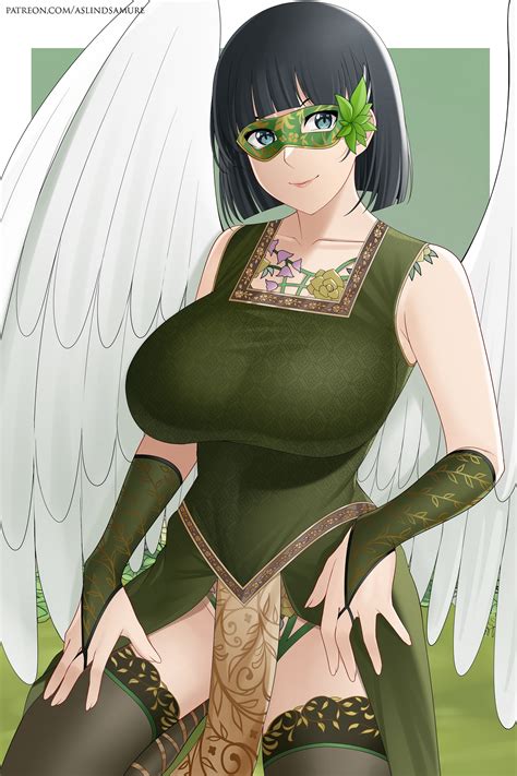 Rule 34 1girls Aslindsamure Auburn Hair Big Breasts Bra Breasts Brown Eyes Eye Mask Kirigaya
