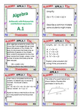 Algebra 1 Task Card Review Free Sample By Travis Hardin TpT