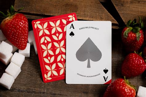 Strawberry Pi Standard Edition Luxury Playing Cards Embossed Tuck Case