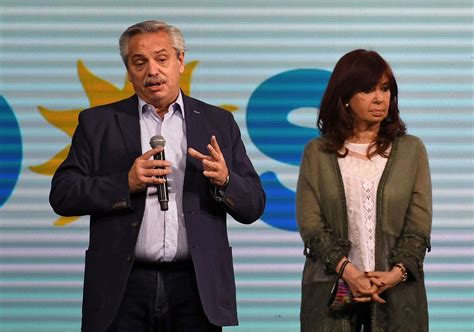 Reunión Cumbre Alberto Fernández Y Cristina Kirchner Cenaron En La