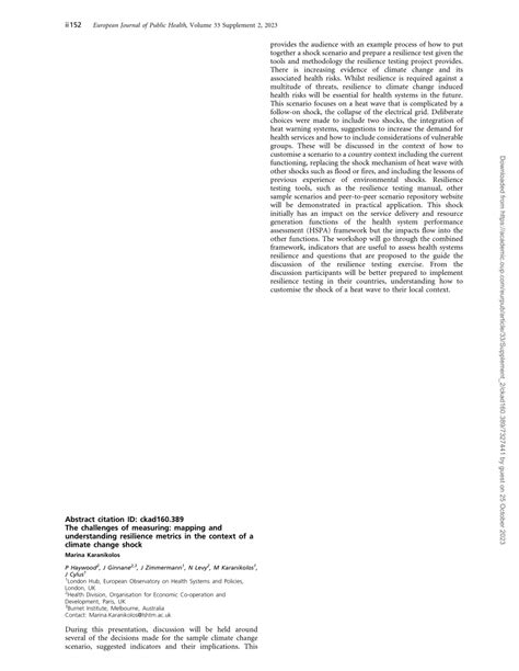Pdf The Challenges Of Measuring Mapping And Understanding Resilience