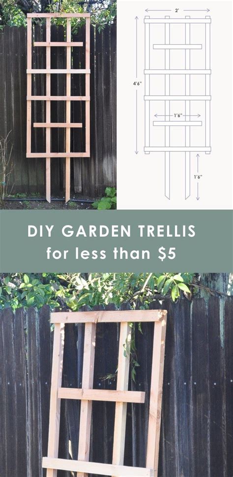 Easy DIY Trellis Tutorial For Your Garden For Less Than Diy Trellis Diy Garden Trellis