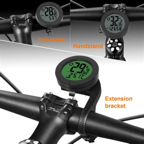 Automate sans fil rond vélomètre compteur de kilométrage MTb étanche