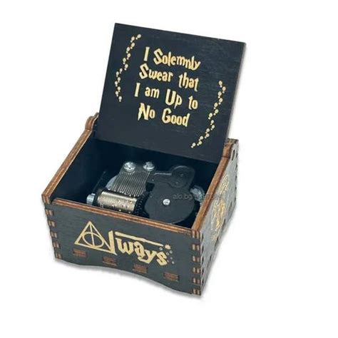 Дървена музикална кутия Хари Потър Хогуортс Hary Potter Играчки