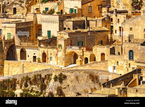 Matera Puglia Italy The Sassi And The Park Of The Rupestrian