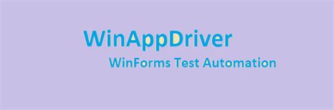 winappdriver desktop application automation