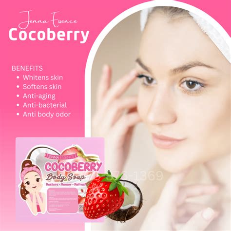 Jenna Cocoberry Whitening Soap Skincare Glow Shine Pampaputi Pampakinis