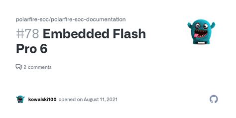 Embedded Flash Pro 6 Issue 78 Polarfire Soc Polarfire Soc