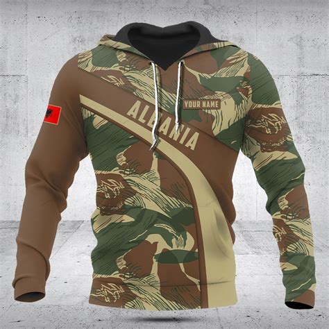 Customize Albania Rhodesian Camo Shirts Rig Rocket
