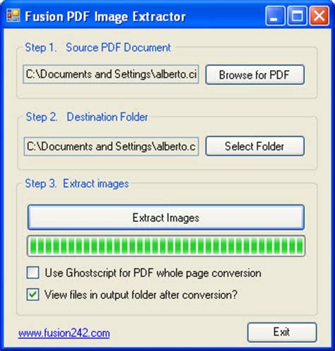Fusion PDF Image Extractor Download