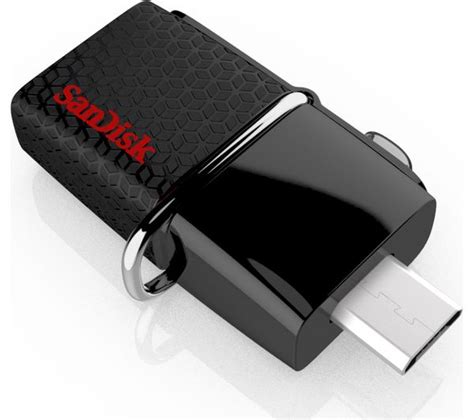 Buy Sandisk Ultra Dual Usb 3 0 And Micro Usb Memory Stick 32 Gb Black