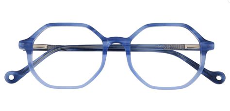 Sunset Geometric Prescription Glasses Blue Mens Eyeglasses Payne Glasses